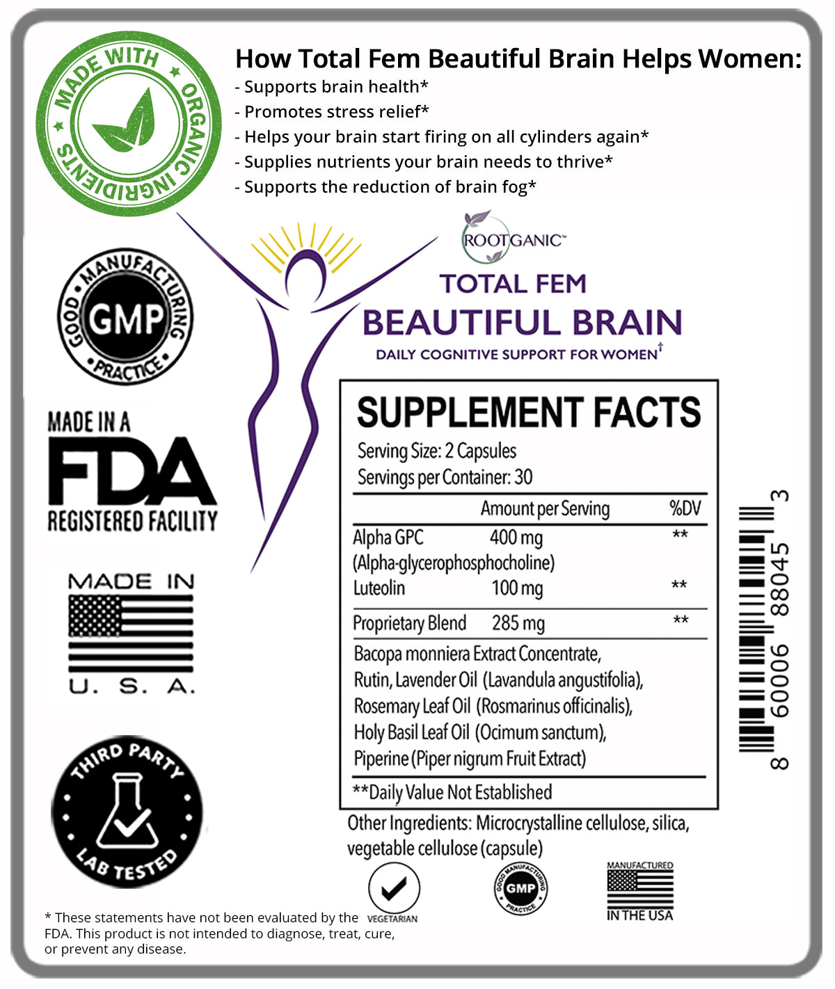 Total Fem Beautiful Brain – store.rootganic