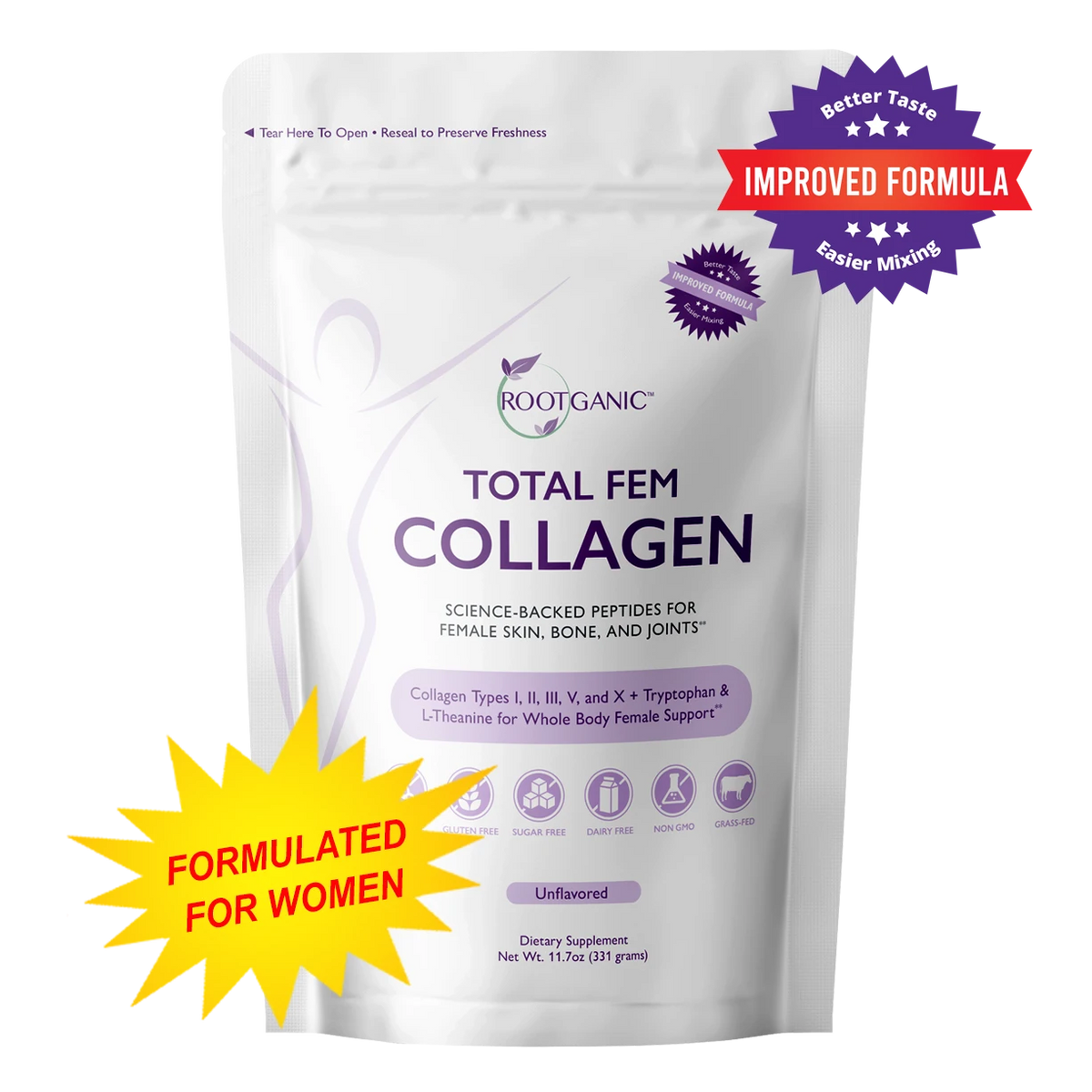 Total Fem Collagen: Anti-Aging for Women | Rootganic – Isa Herrera's ...