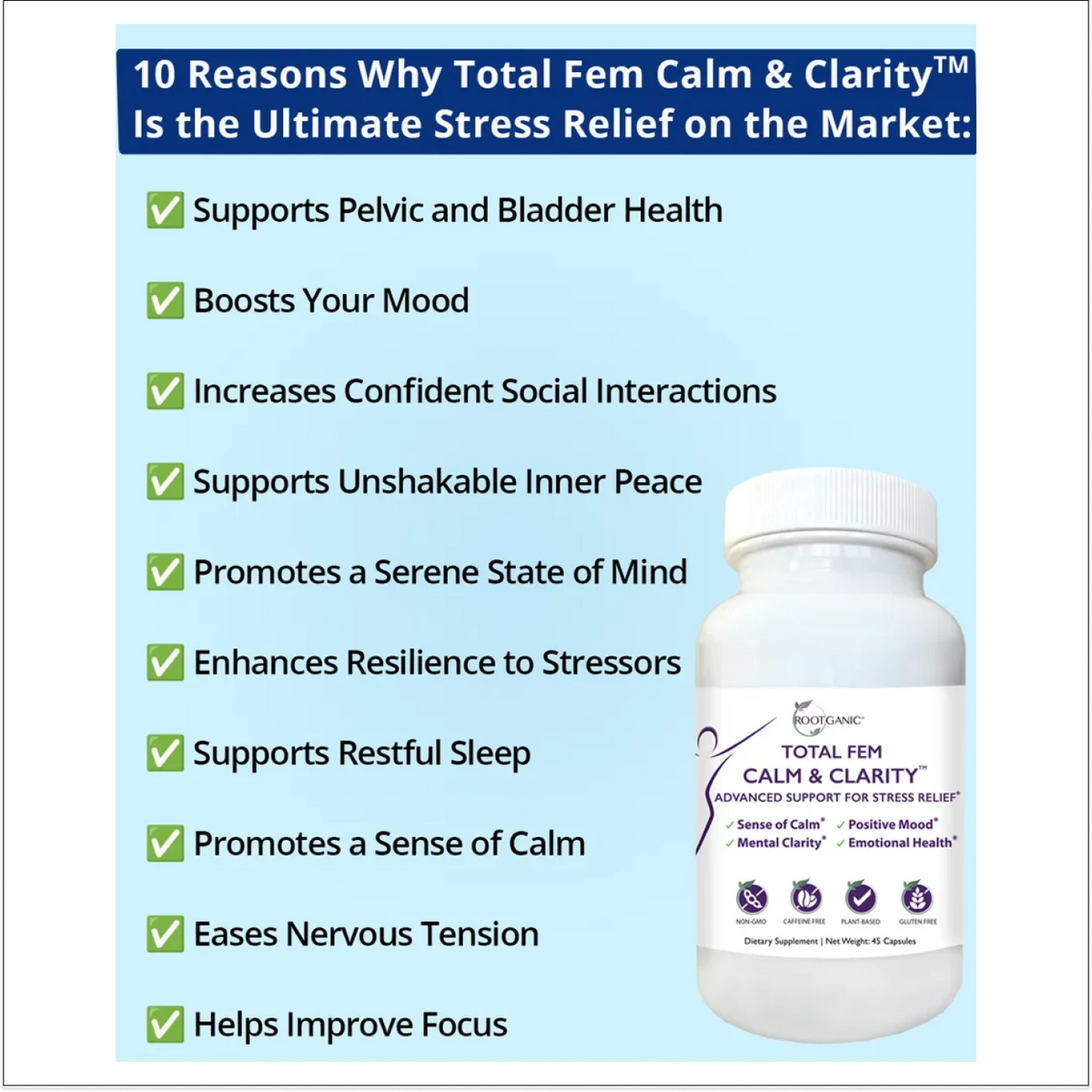 Total Fem Calm and Clarity – store.rootganic