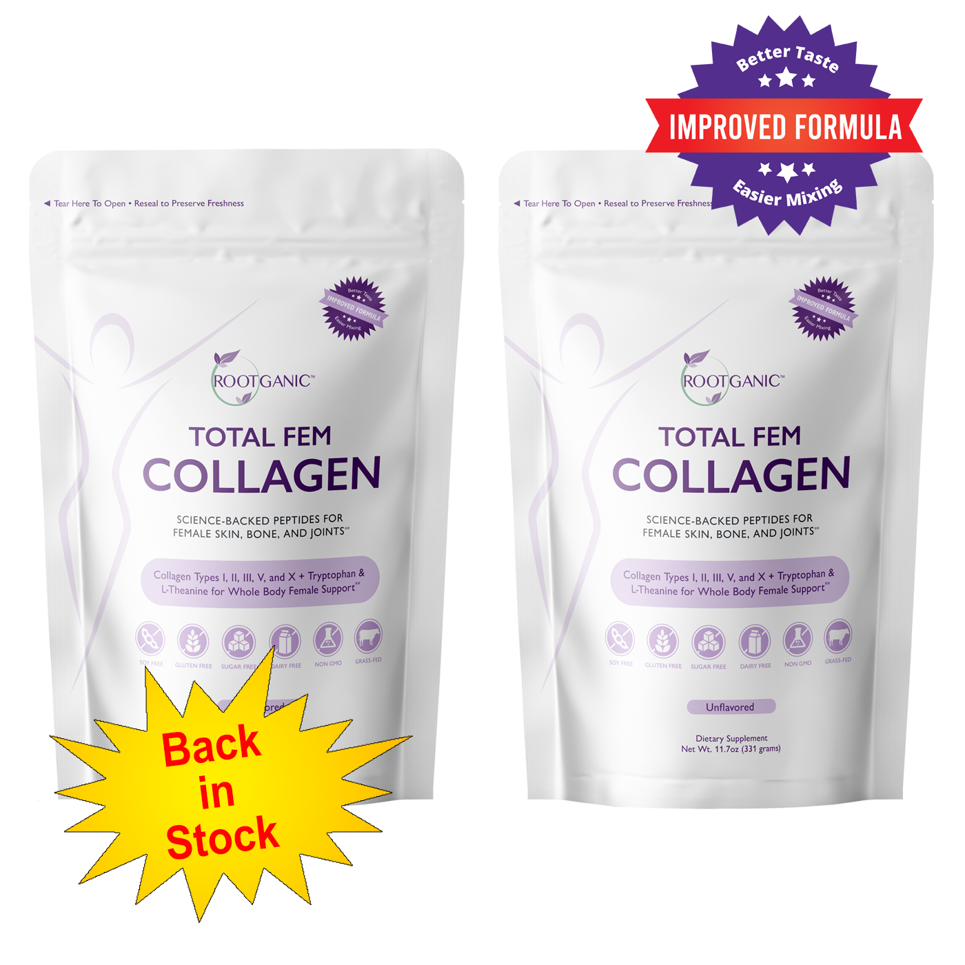 Total Fem Collagen: Enhance Women's Health & Beauty | Rootganic – store ...